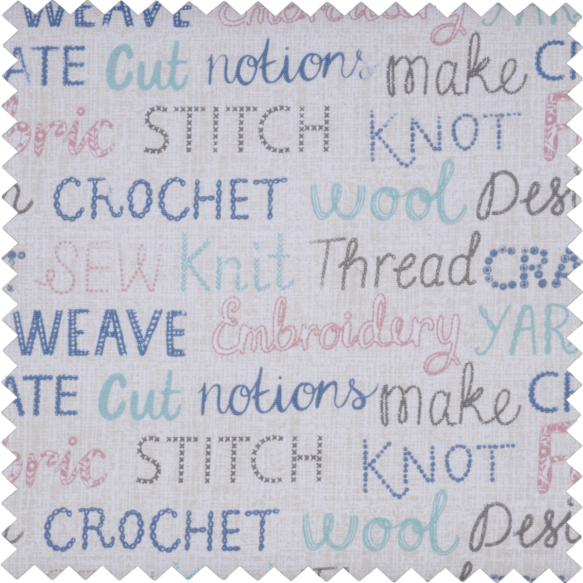 Yarn bag, crafty words – Woollyccino